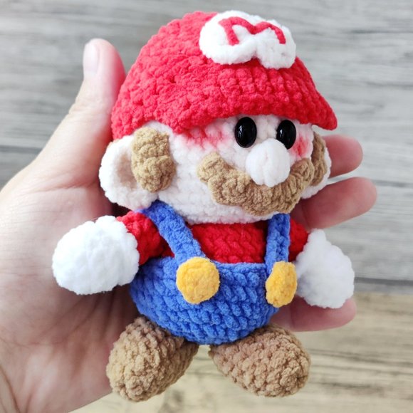 Handmade | Toys | Handmade Amigurumi Crochet Nintendo Mario | Poshmark